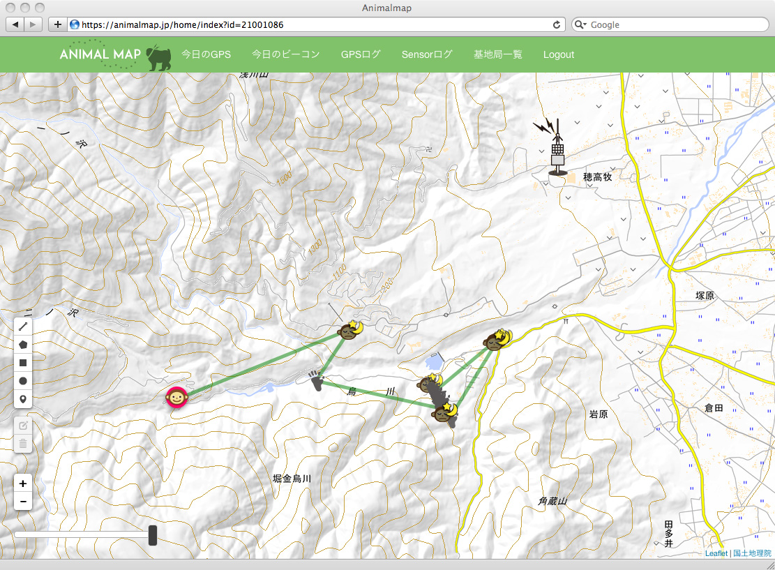 ANIMAL MAP 動物位置情報システム | 動物行動調査用テレメトリー発信器 | サーキットデザイン